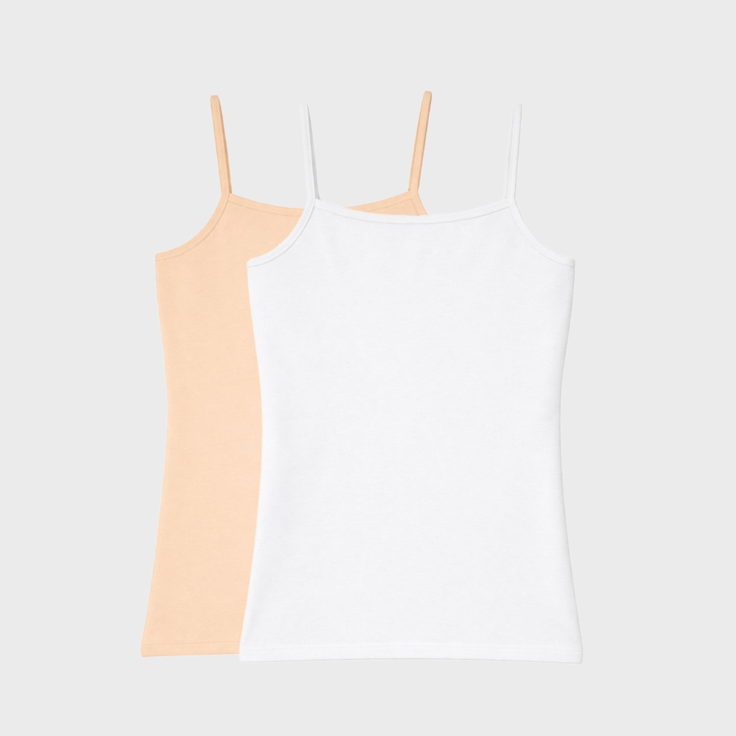 Padded Camisole | Flat padding | Adjustable Strap- Pack of 2 ...