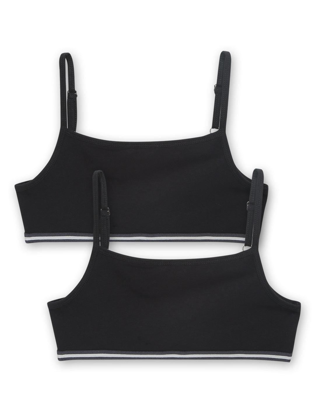 Beginners Bra - Black (Pack of 2) – CharmnCherish